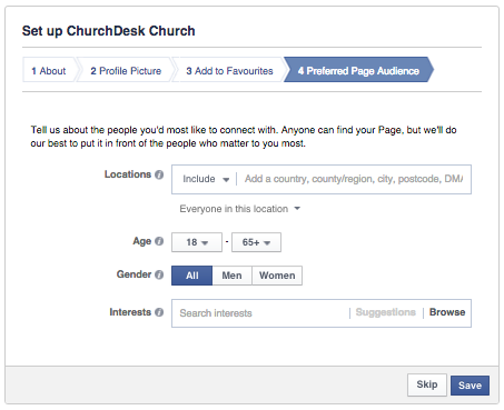 How to create a Facebook page for your church
