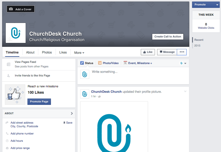 How to create a Facebook page for your church